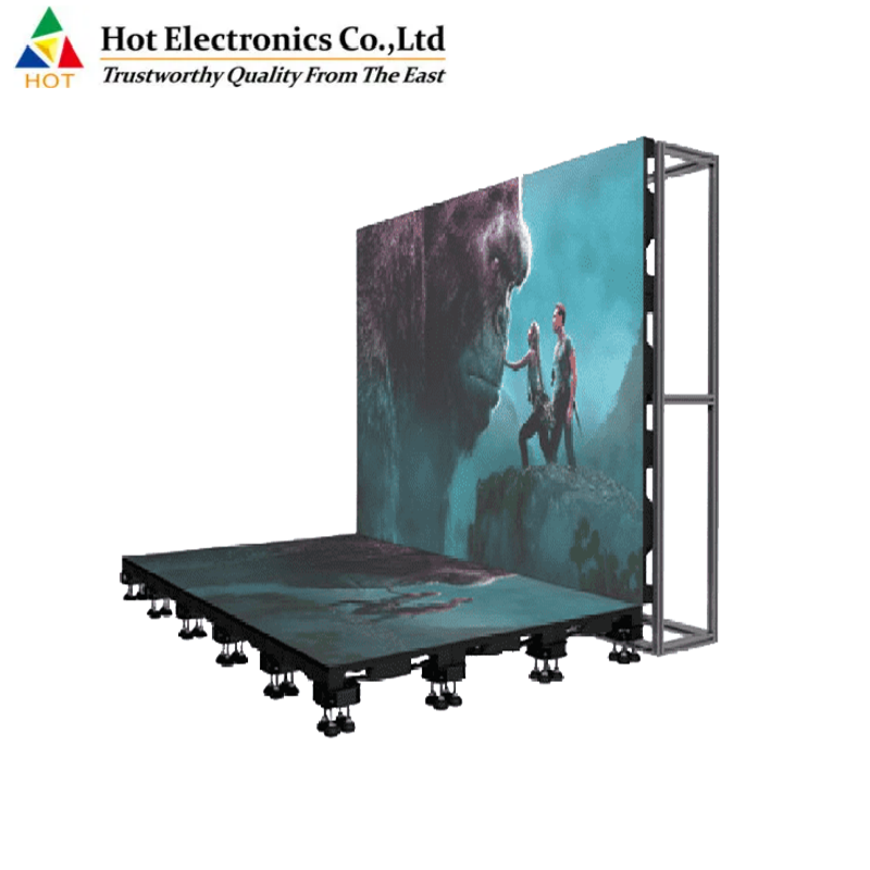 China Interactive LED Floor Screen LED Video For Advertiser ...